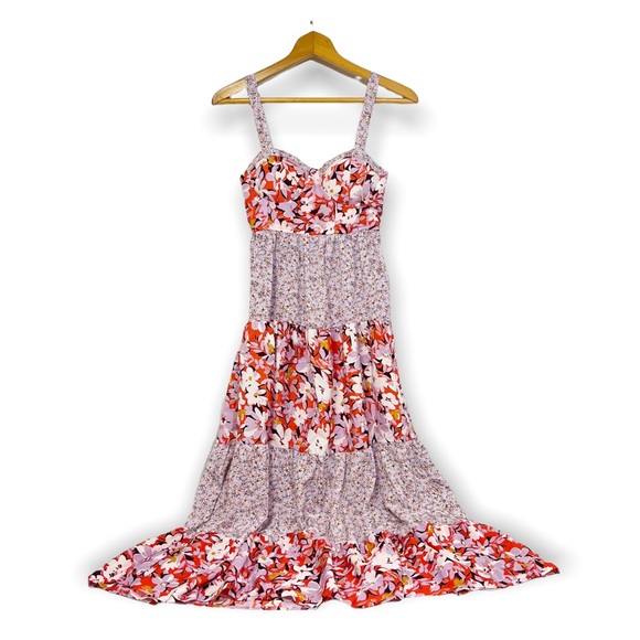 Band of Gypsies | Dresses | Bog Collective Bustier Tiered Flounce ...